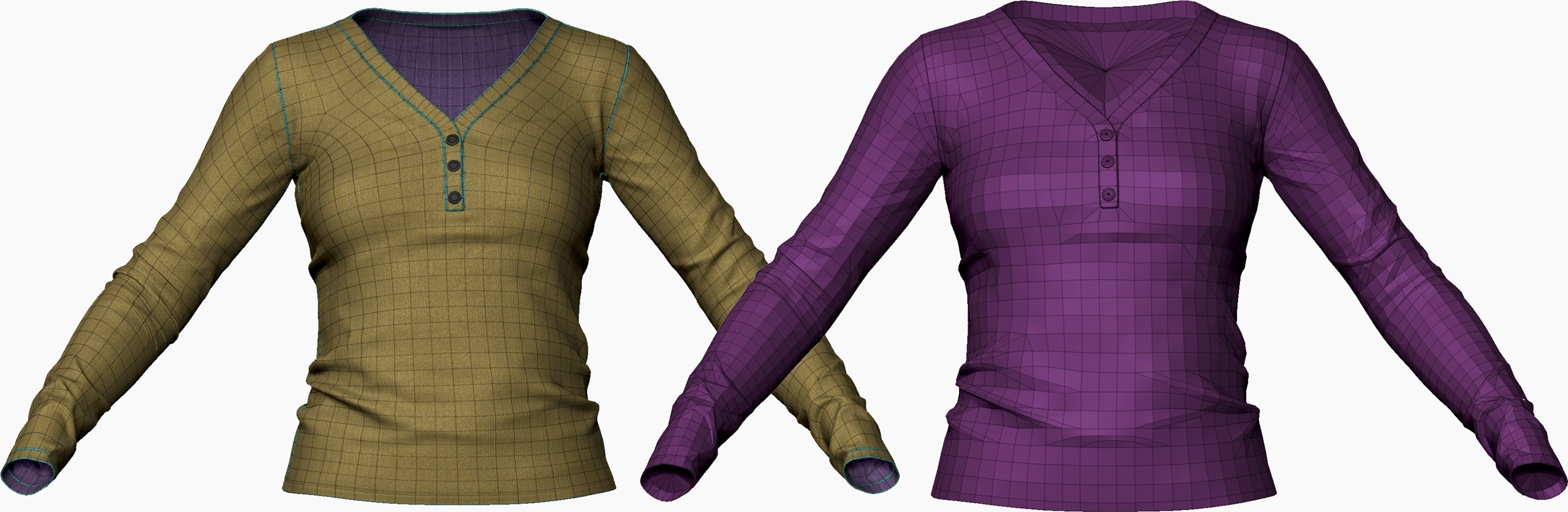Download female 3D T-Shirt