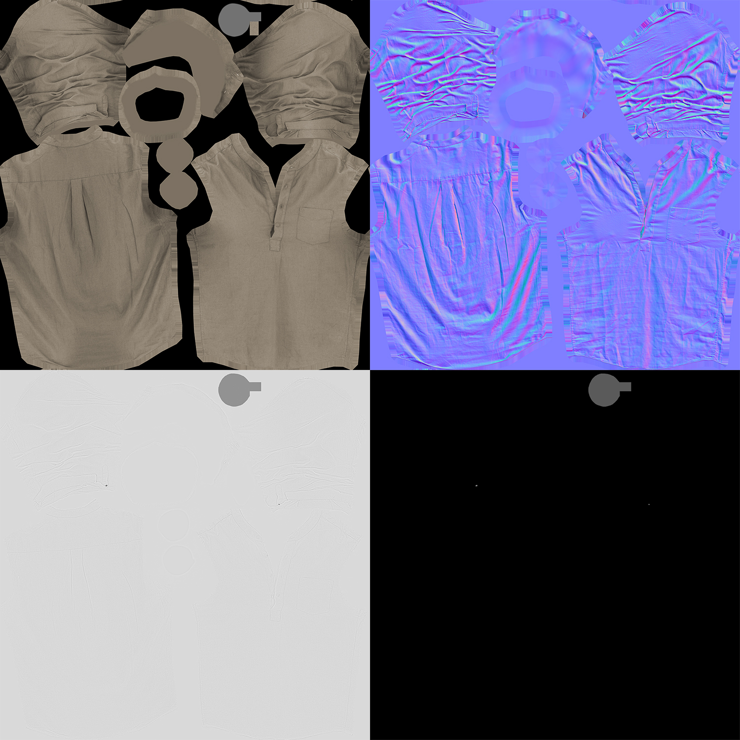 Shirt 01 / Male game ready clothing