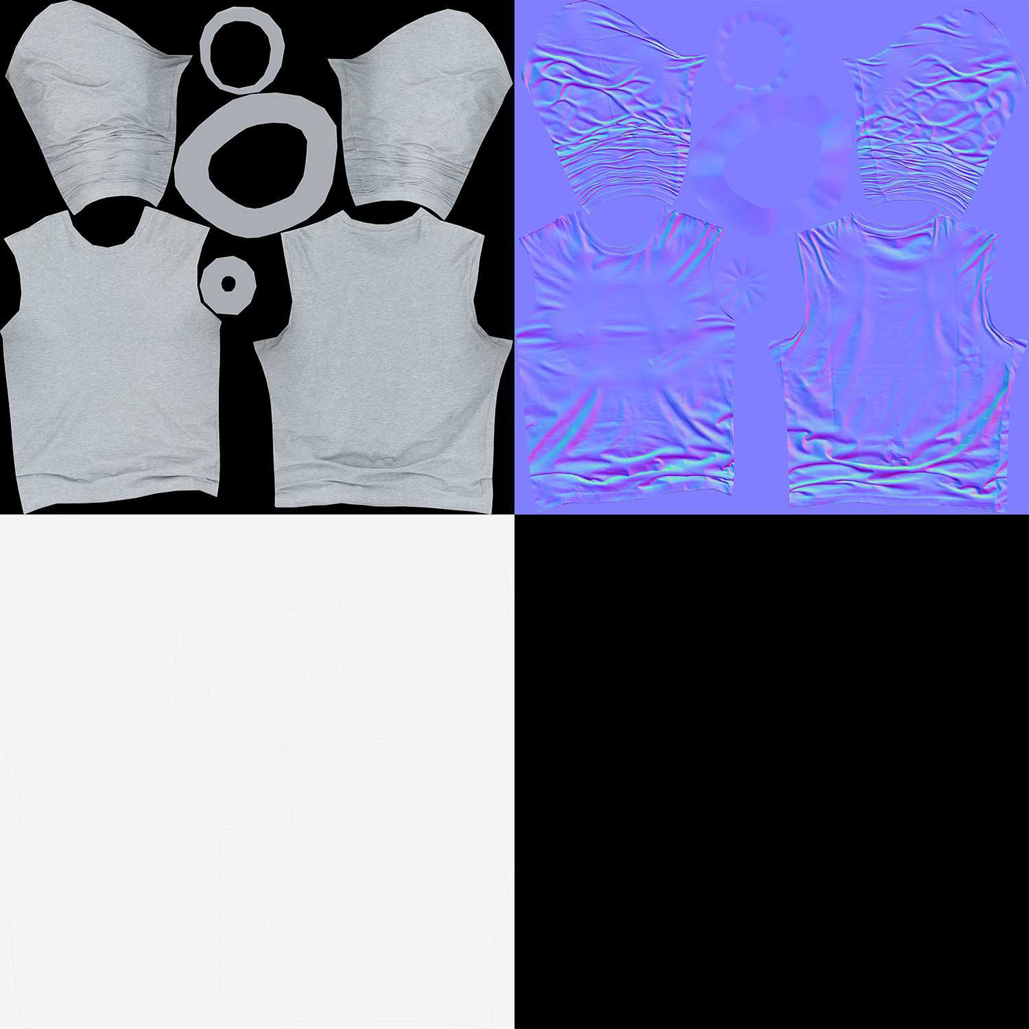 T-Shirt 01 / Male game ready clothing