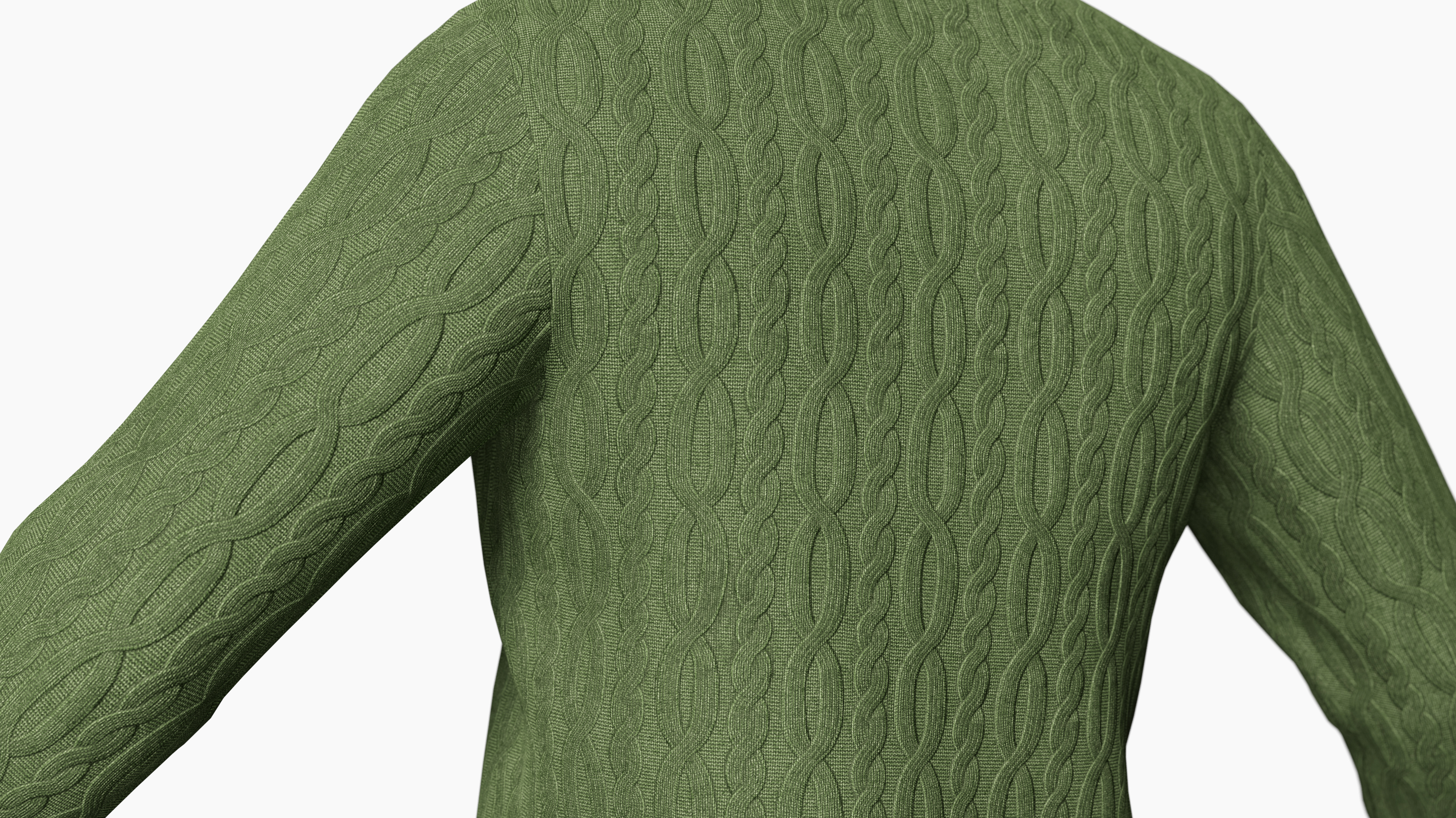 Download male 3D Cable Knit Jumper model