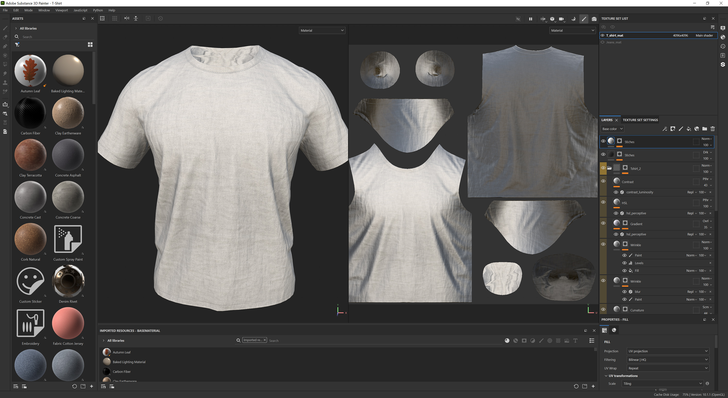 Download male 3D T-Shirt model