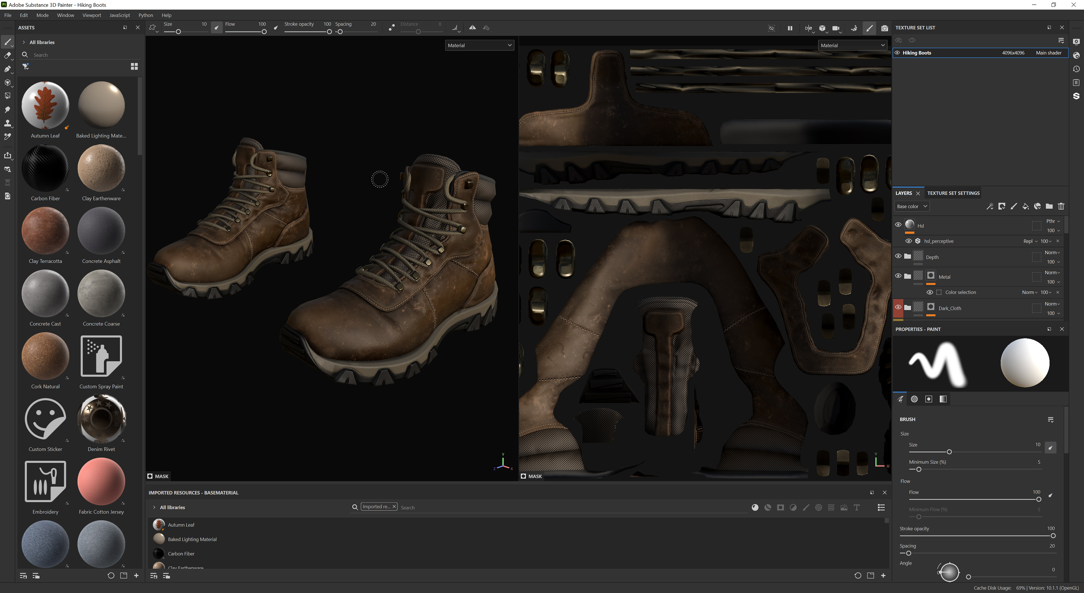 Download 3D Hiking boot