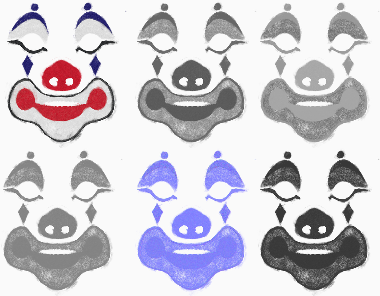 Clown Overlay Texture 01