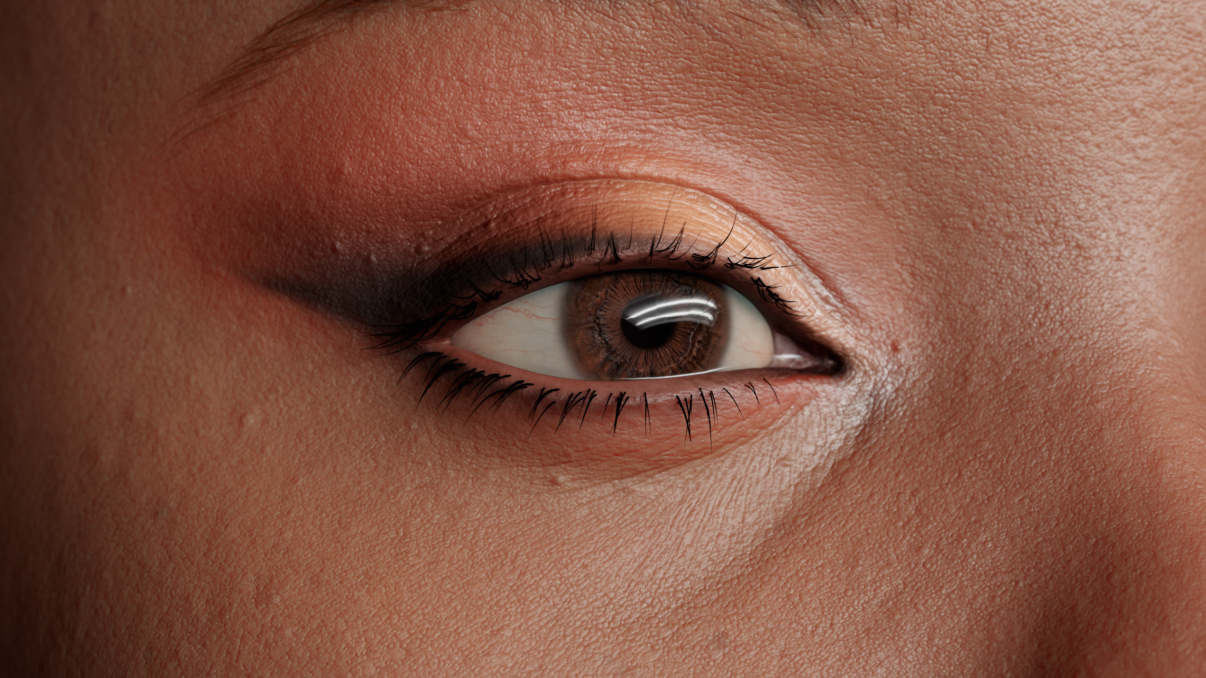 Glam Makeup Black Overlay Texture