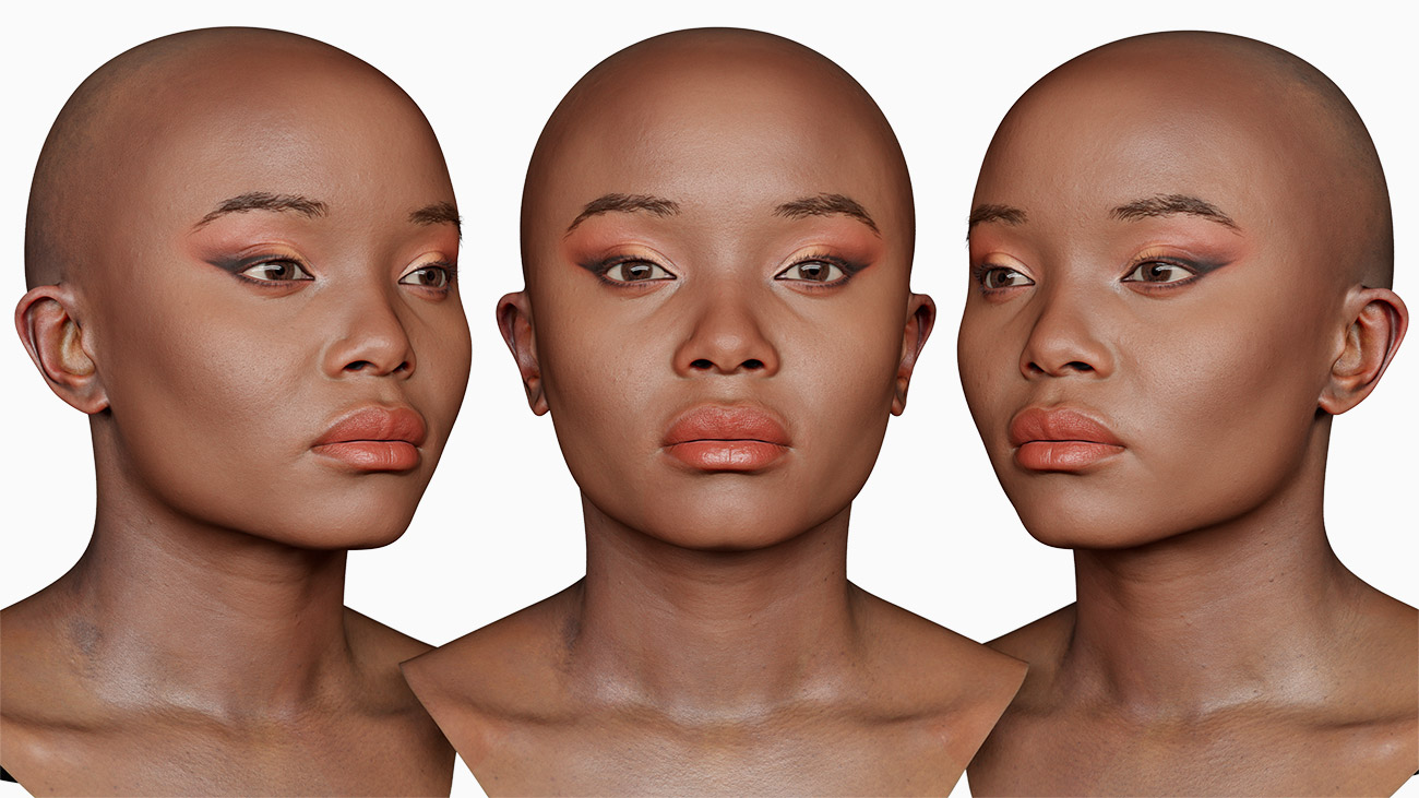 Glam Makeup Black Overlay Texture