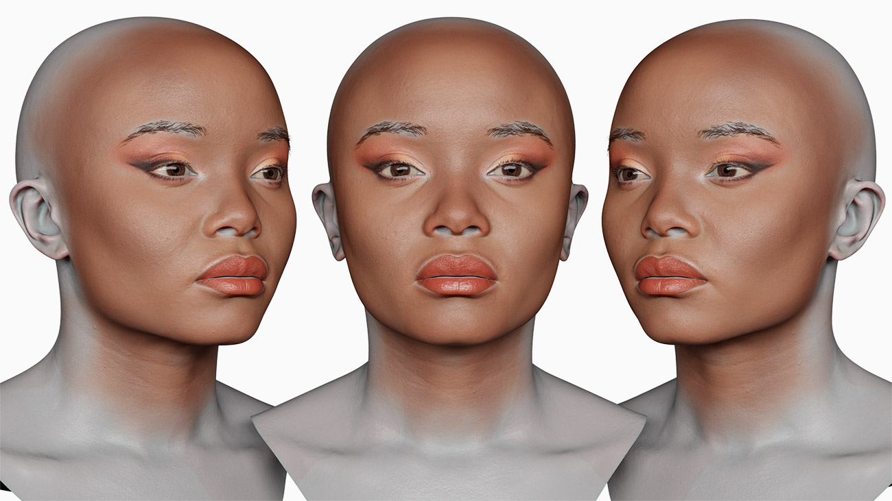 Glam Makeup Black Overlay Texture