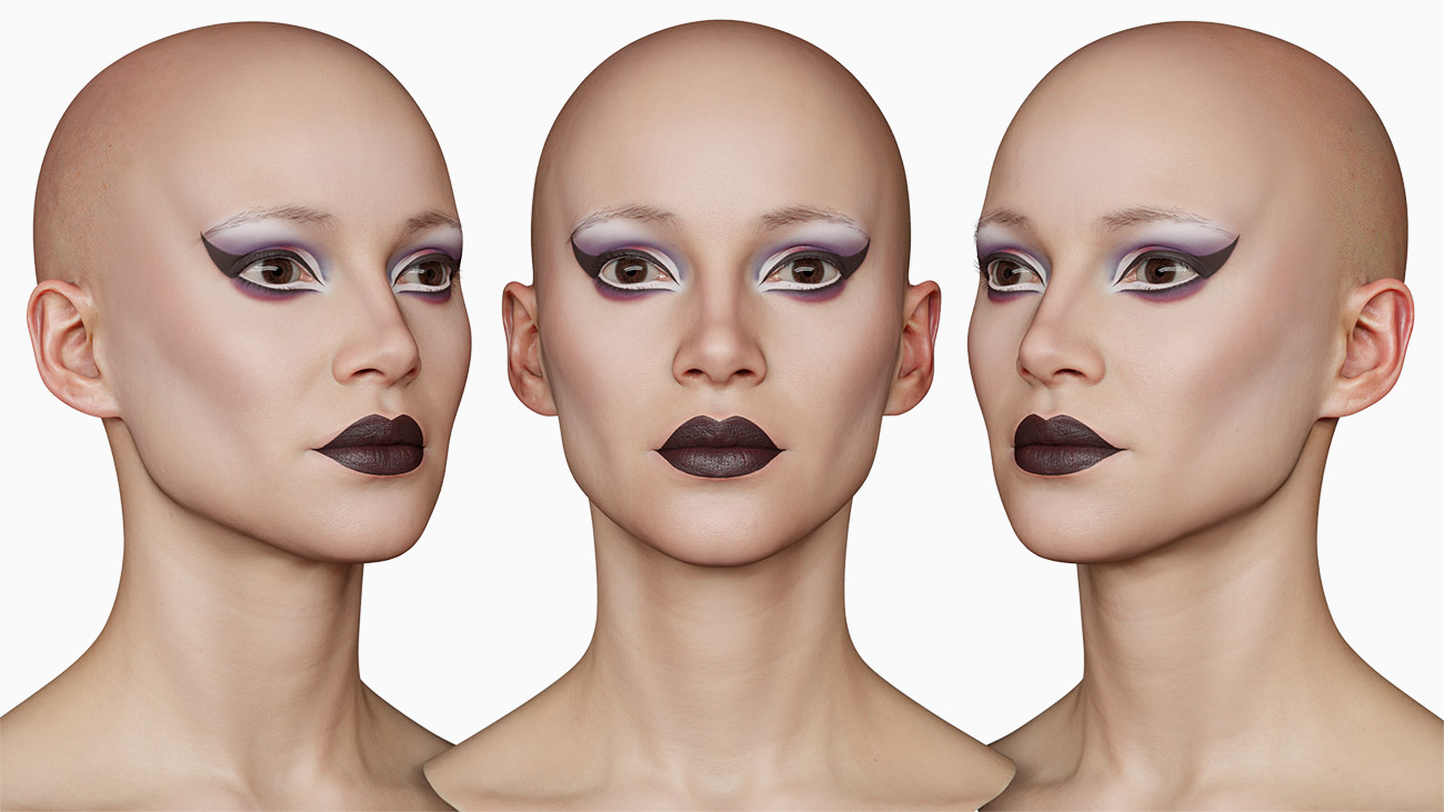 Goth Makeup White Overlay Texture