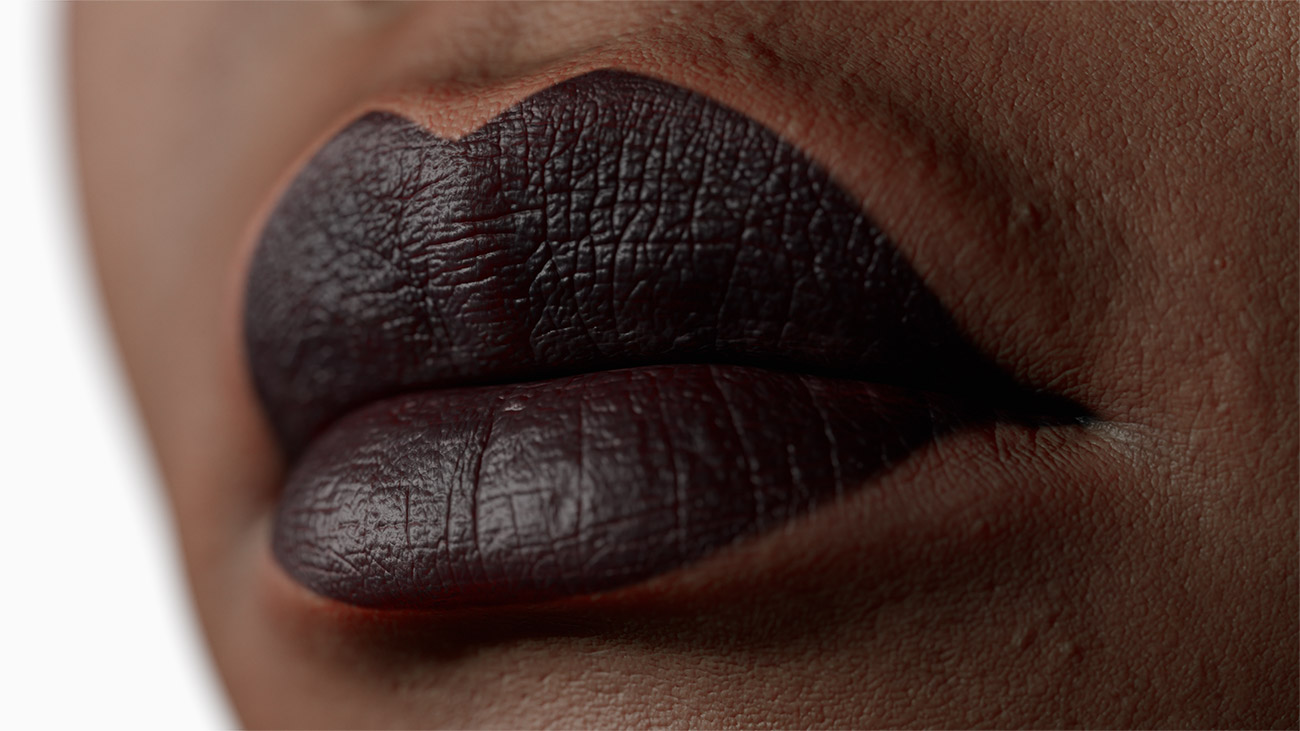 Goth Makeup Black Overlay Texture