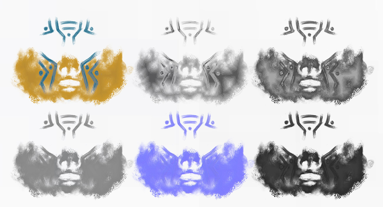Tribal Paint Overlay Texture 01
