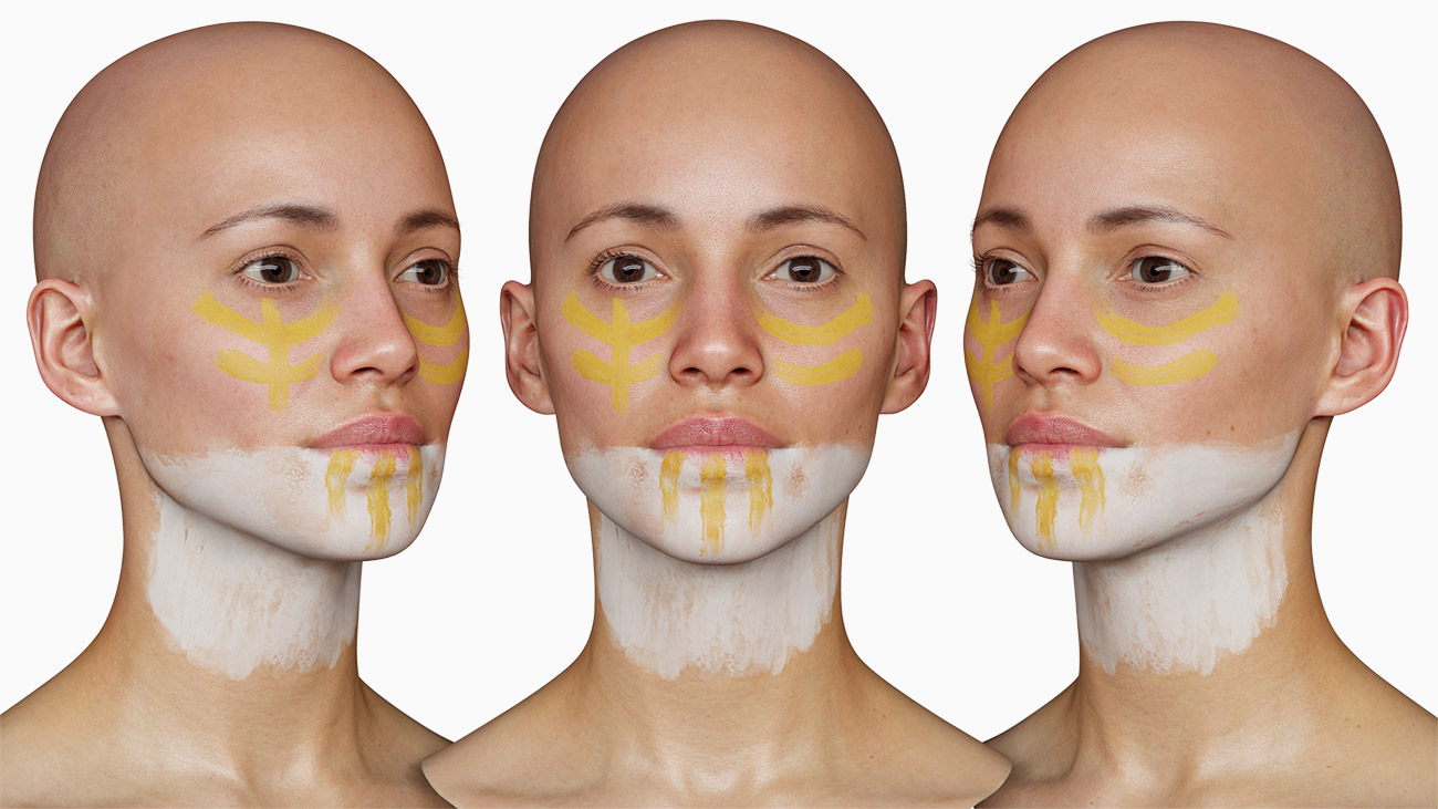 Tribal Paint Overlay Texture 04