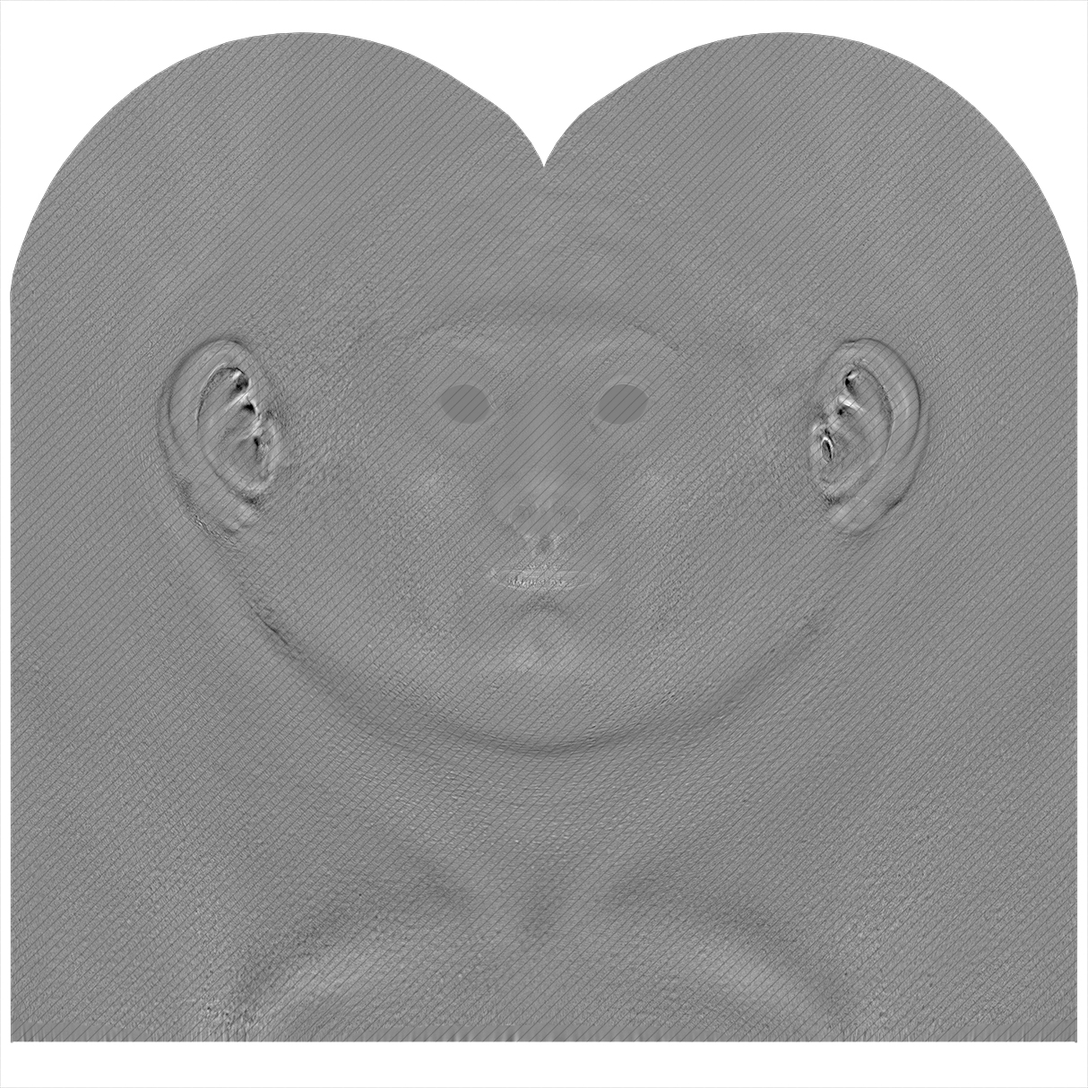 Female 01 / HD Displacement Map