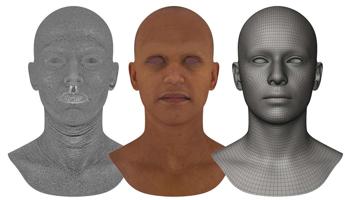 Female 02 / HD Displacement Map