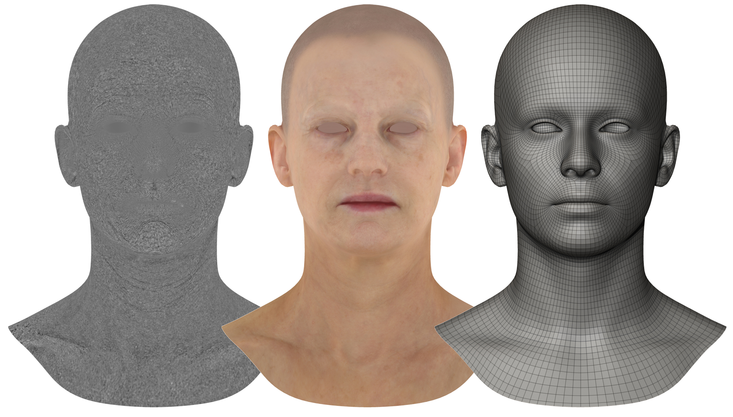 Female 10 / HD Displacement Map