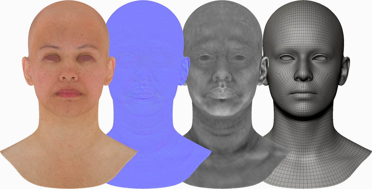 Female 17 / HD Displacement Map