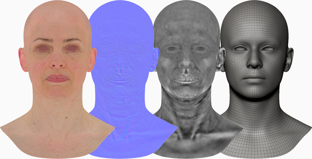 Female 18 / HD Displacement Map