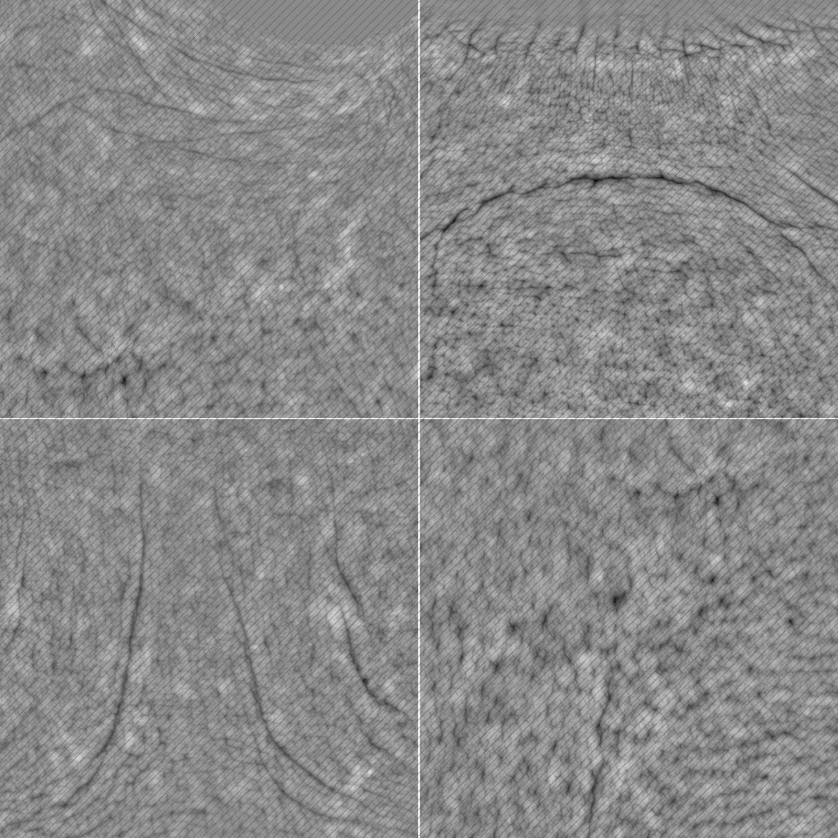 Male head texture map 13