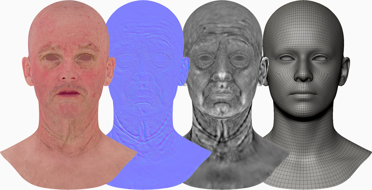 Male 17 / HD Displacement Map