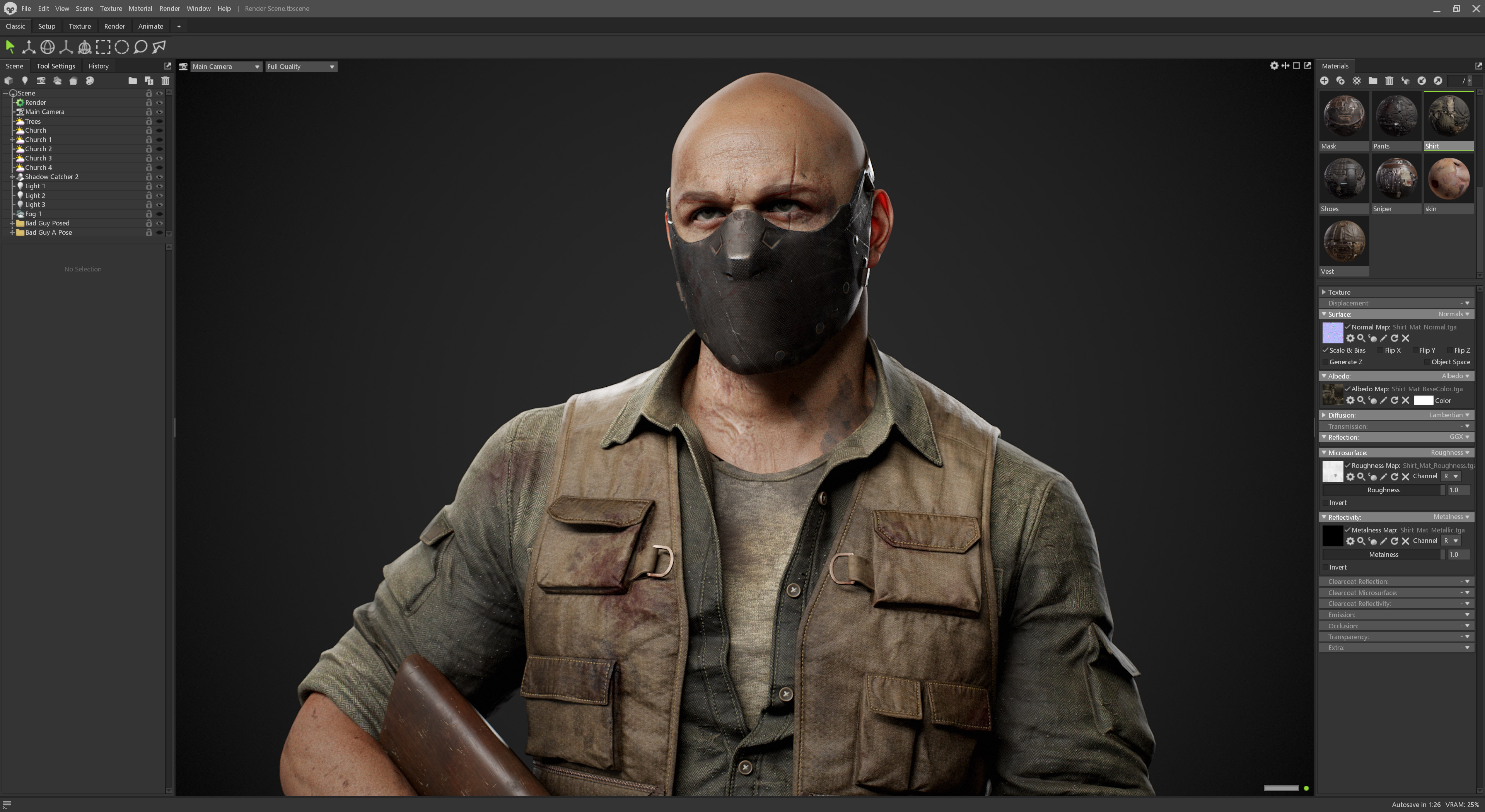 坏人游戏角色 - Bad Guy Game Character - CG3DA