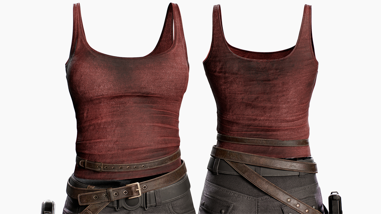 Female Explorer Game Character