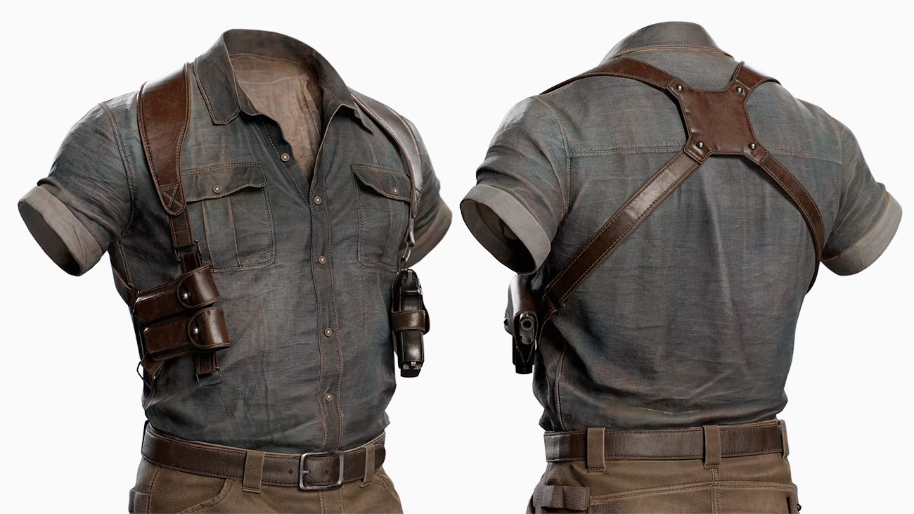 Male Explorer Game Character