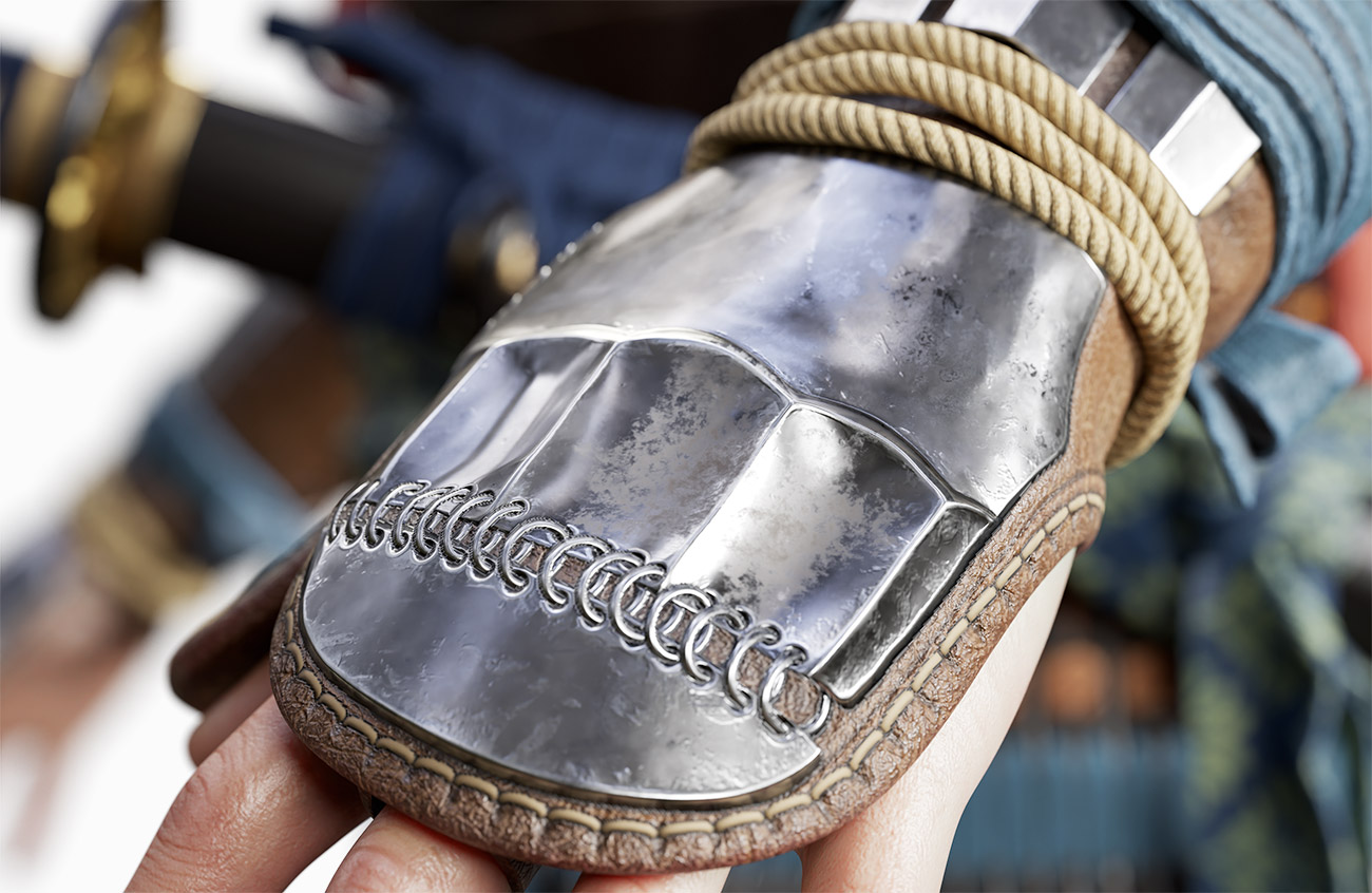 Male Samurai Game Character