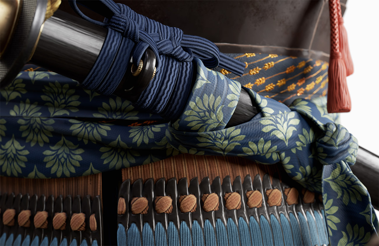 Male Samurai Game Character