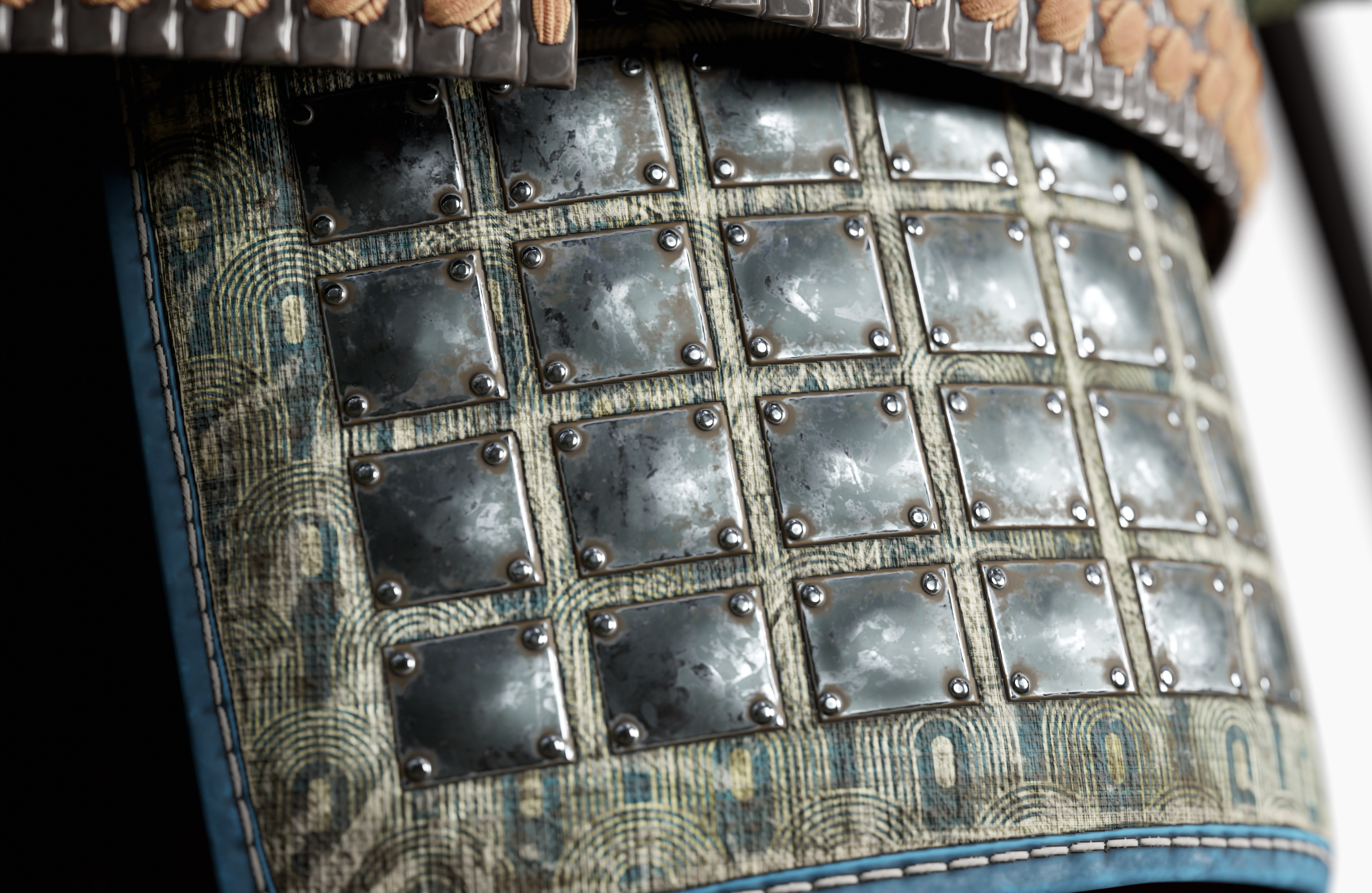 Male Samurai Game Character