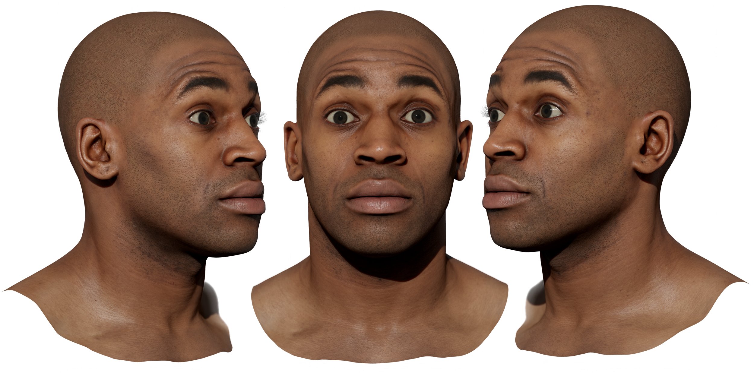 FACS Scan / Eyes Wide / Reopolosiged Male 01