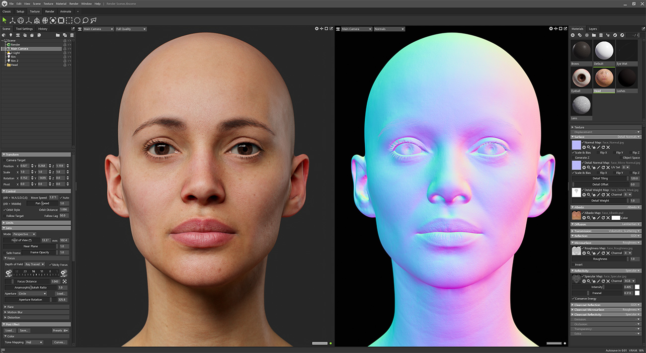 Free 3D Head Model