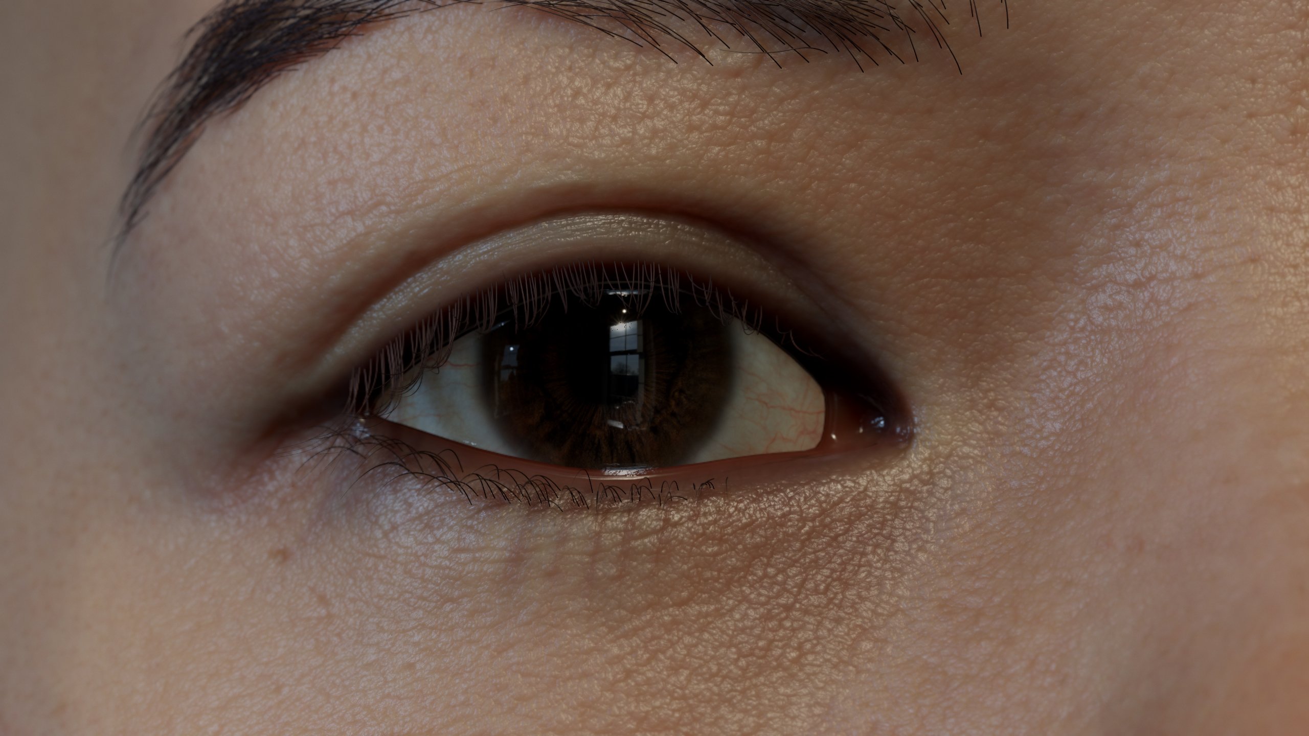 HD Female Head Model 02