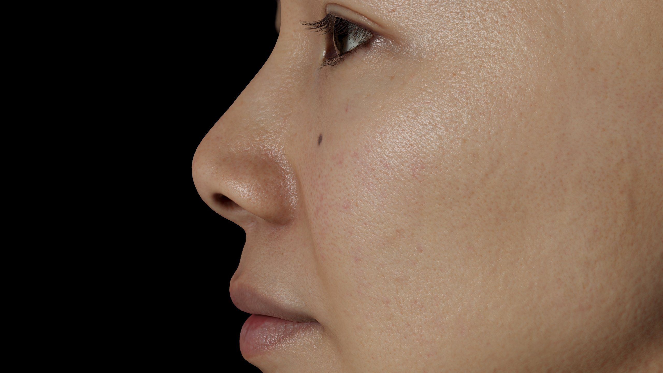 HD Female Head Model 02