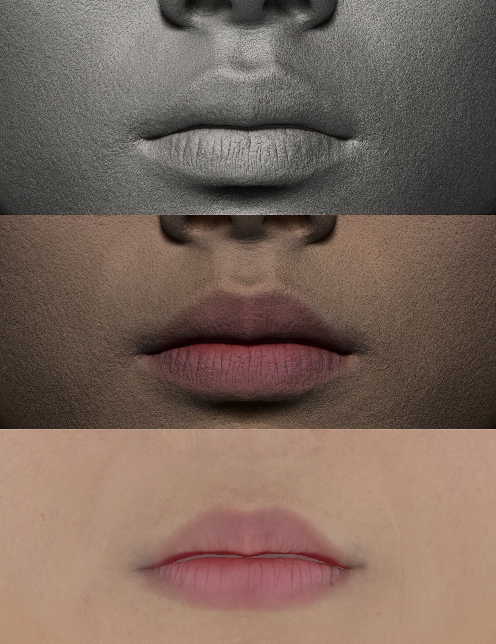 HD Female Head Model 06