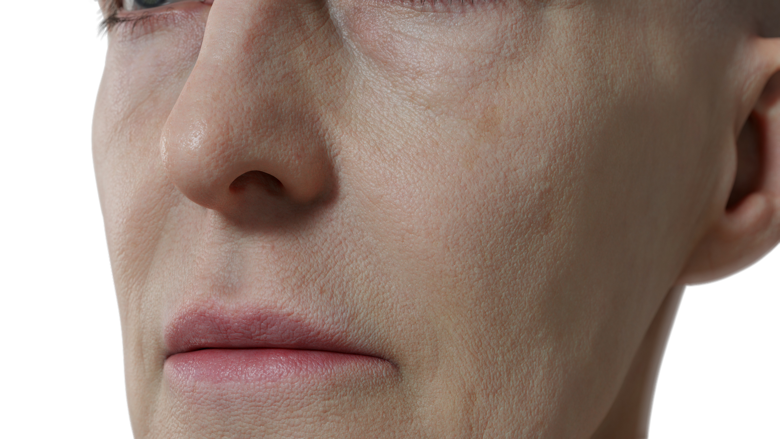 HD Female Head Model 10