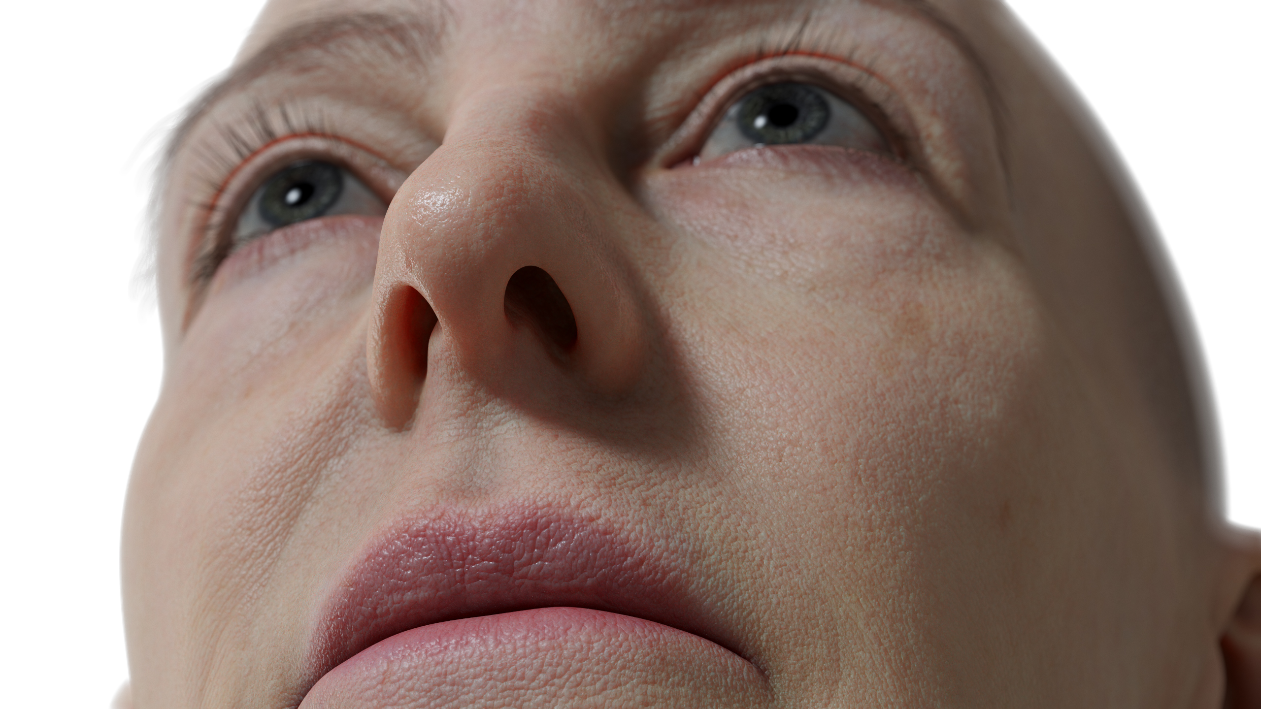 HD Female Head Model 10