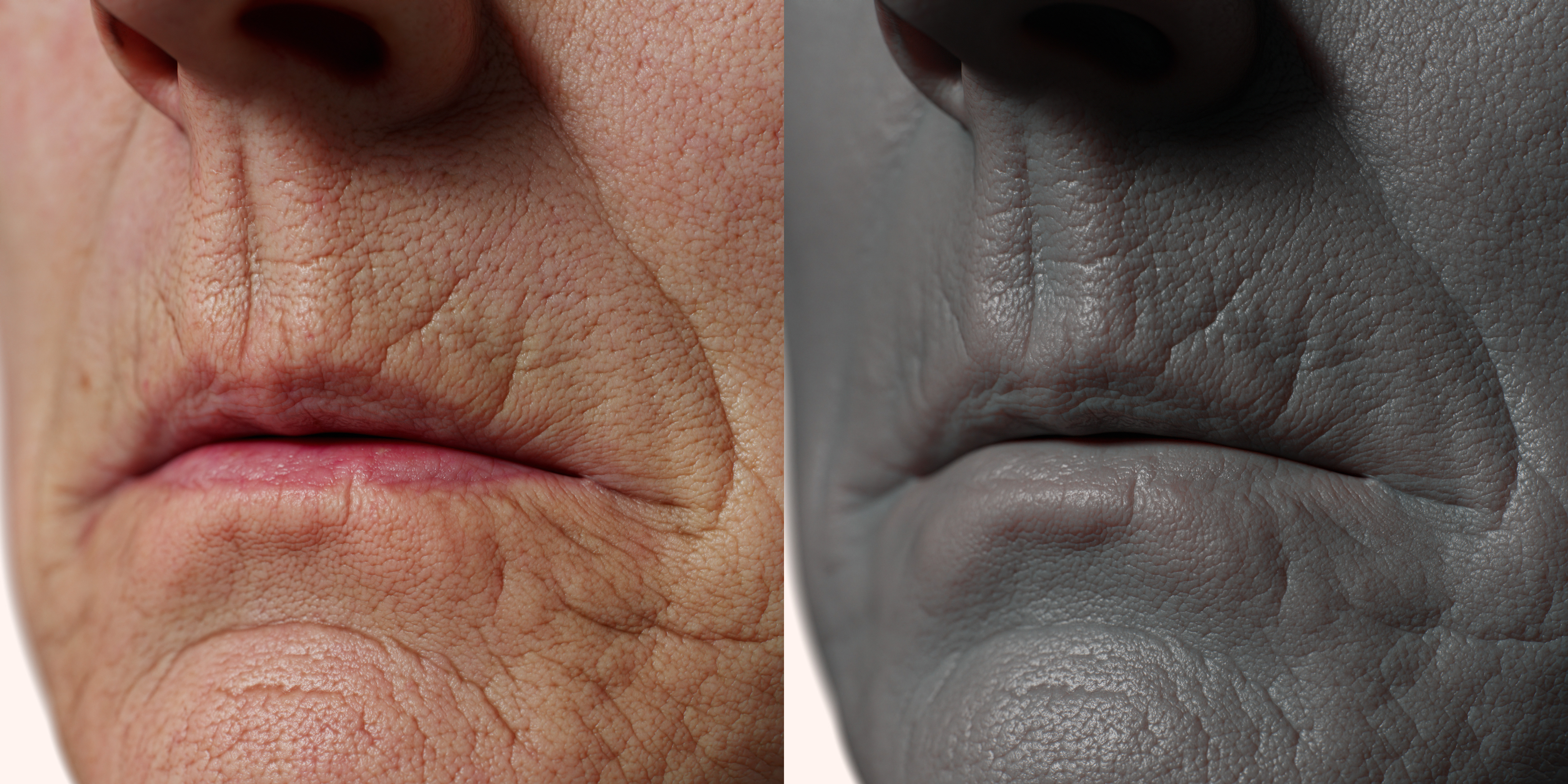 HD Female 3D Head Model 14