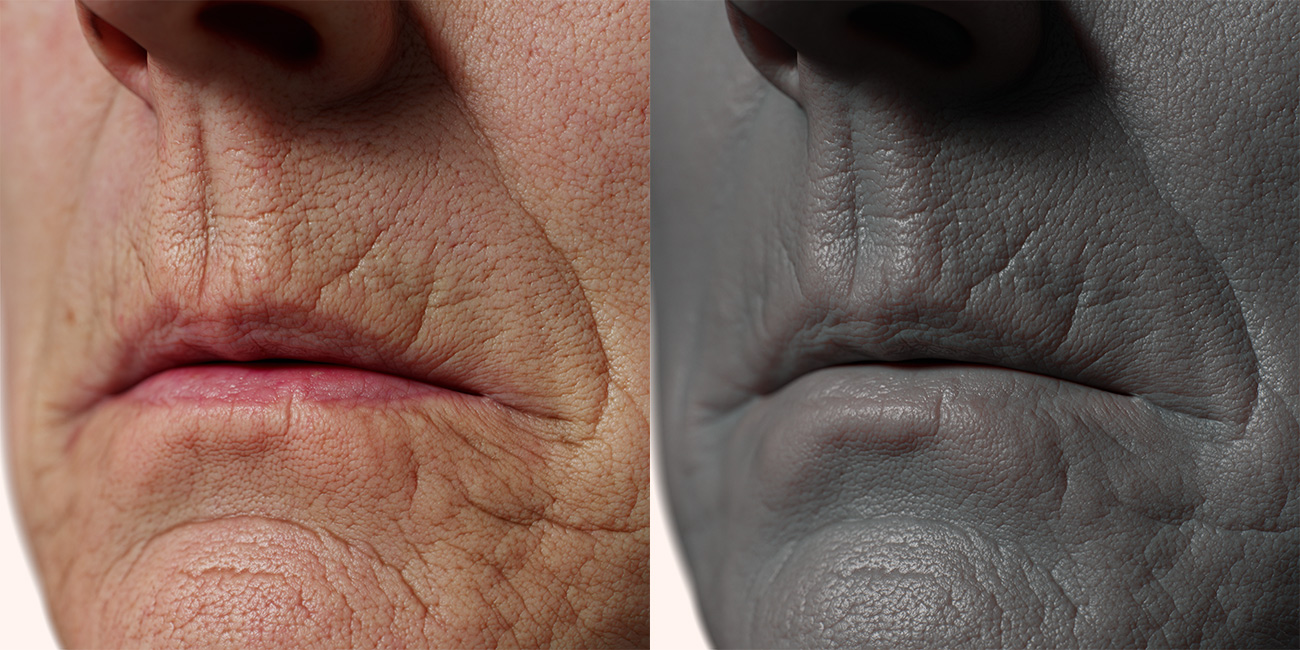 HD Female 3D Head Model 14