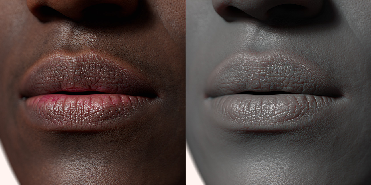 HD Female 3D Head Model 15