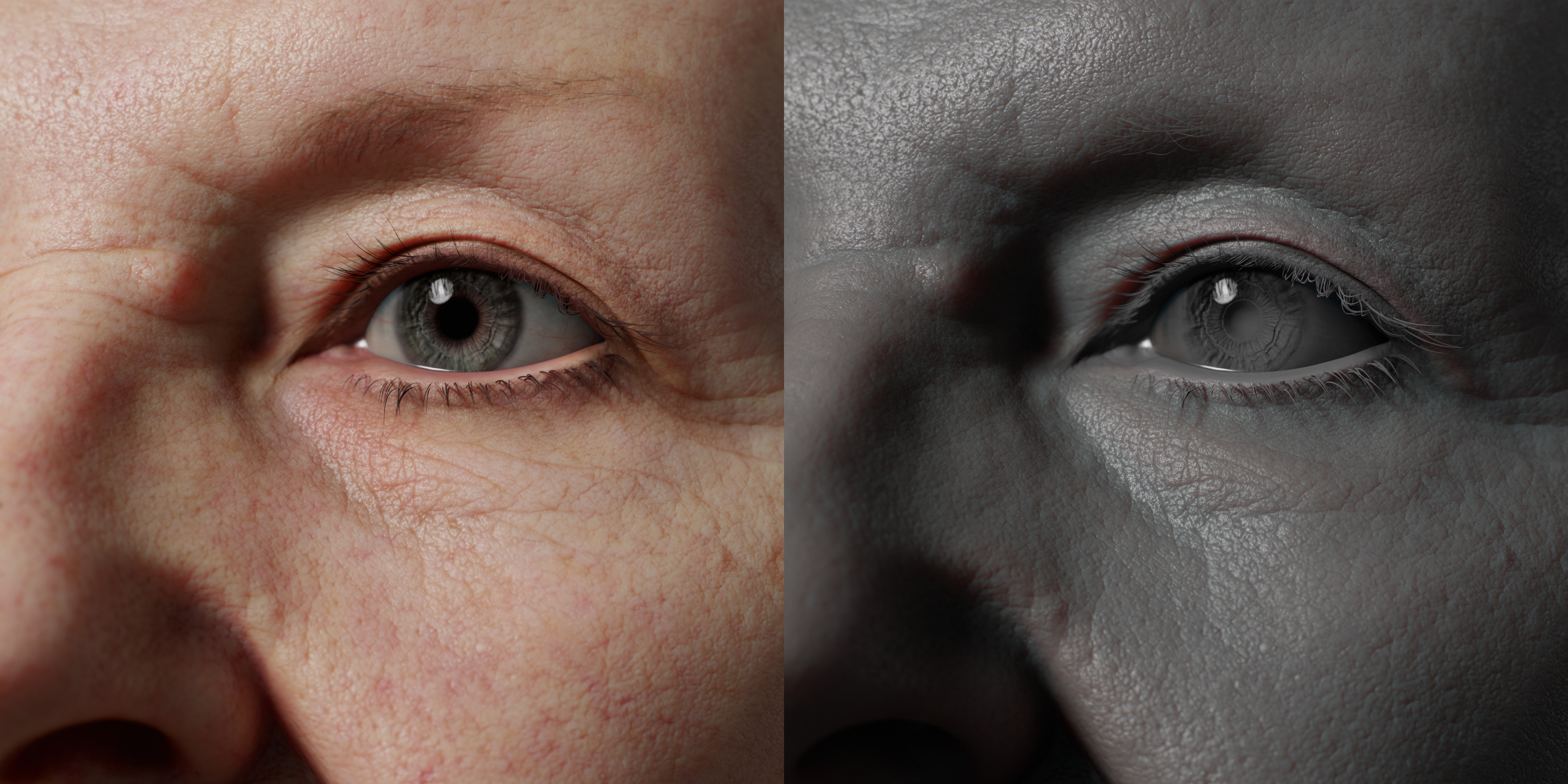 HD Female 3D Head Model 16