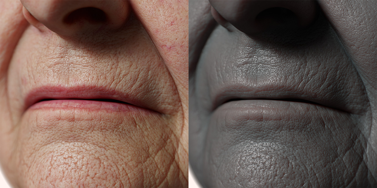 HD Female 3D Head Model 16