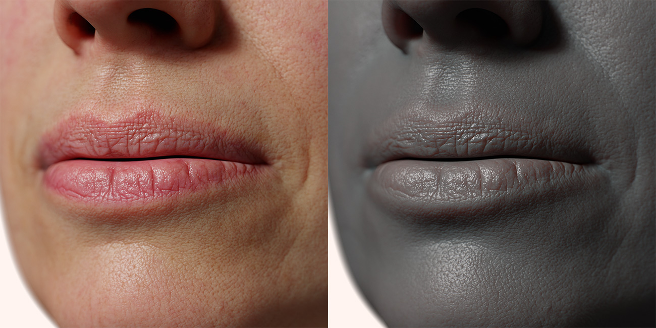 HD Female 3D Head Model 18