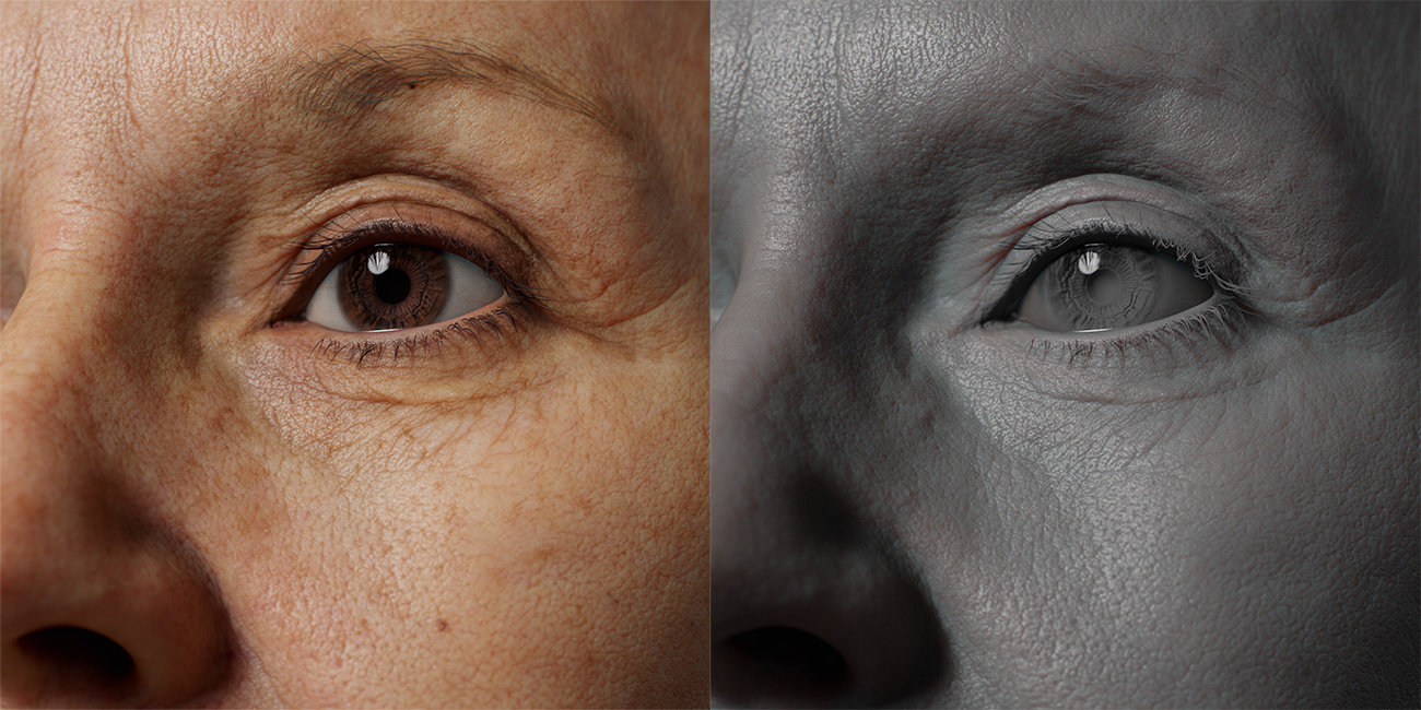 HD Female 3D Head Model 21