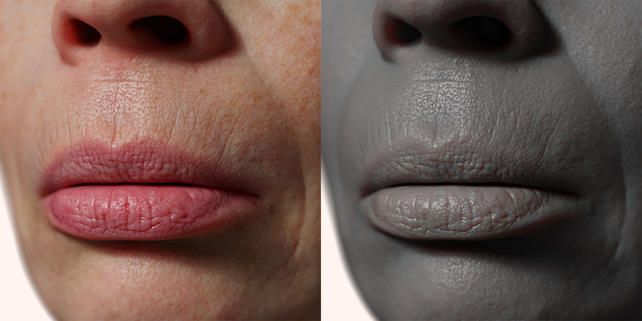 HD Female 3D Head Model 22