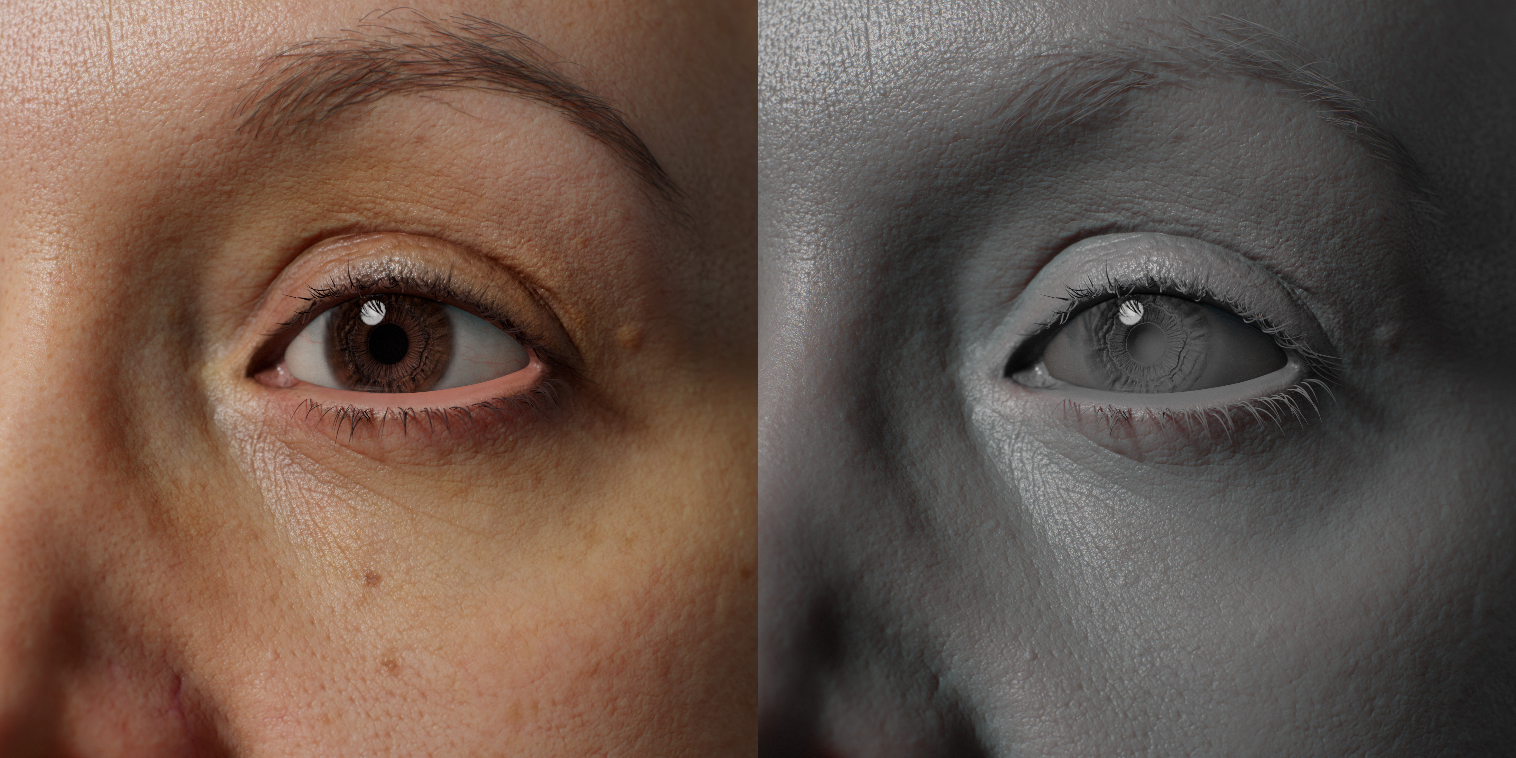 HD Female 3D Head Model 30