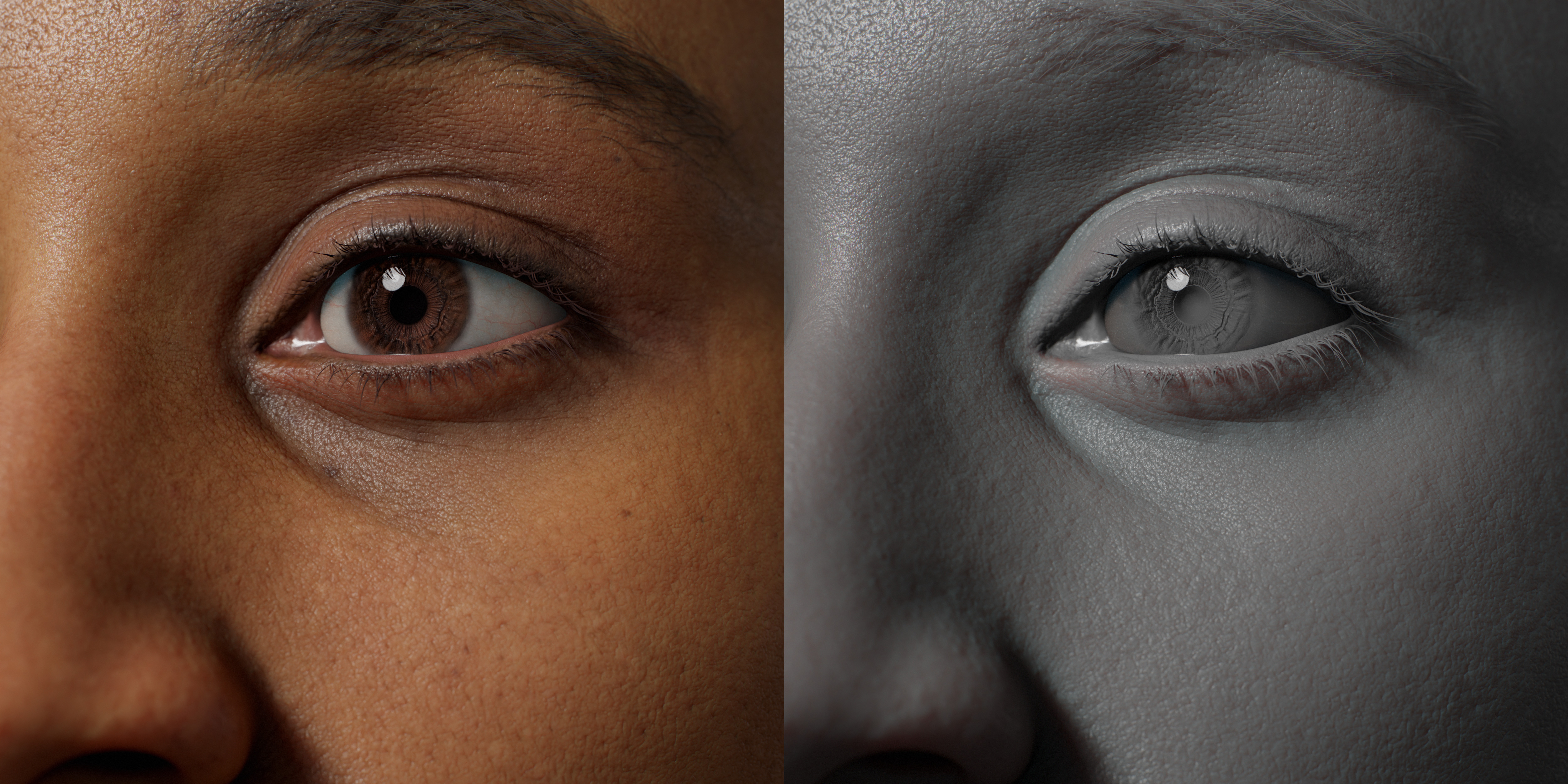 HD Female 3D Head Model 37