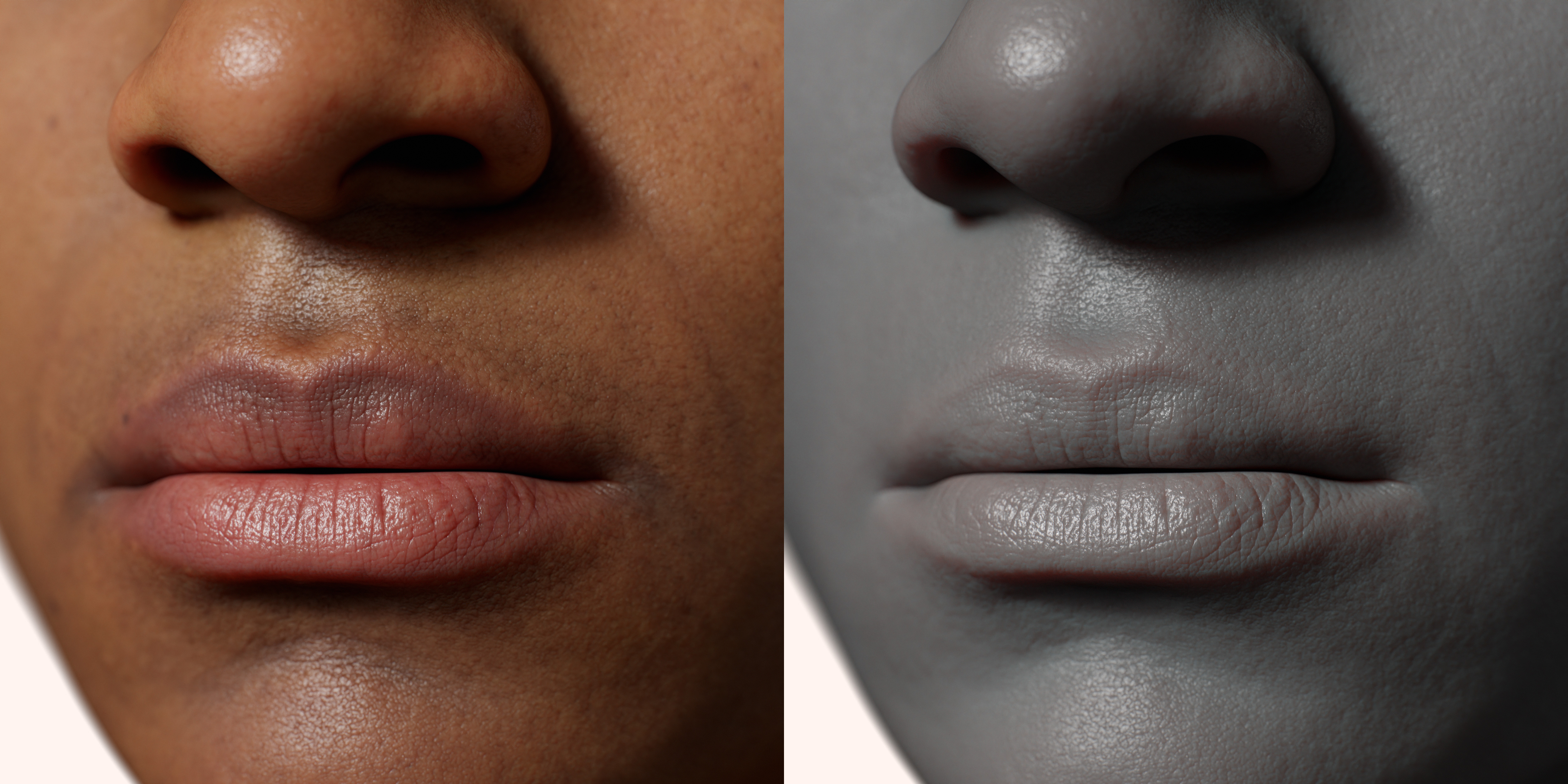 HD Female 3D Head Model 37