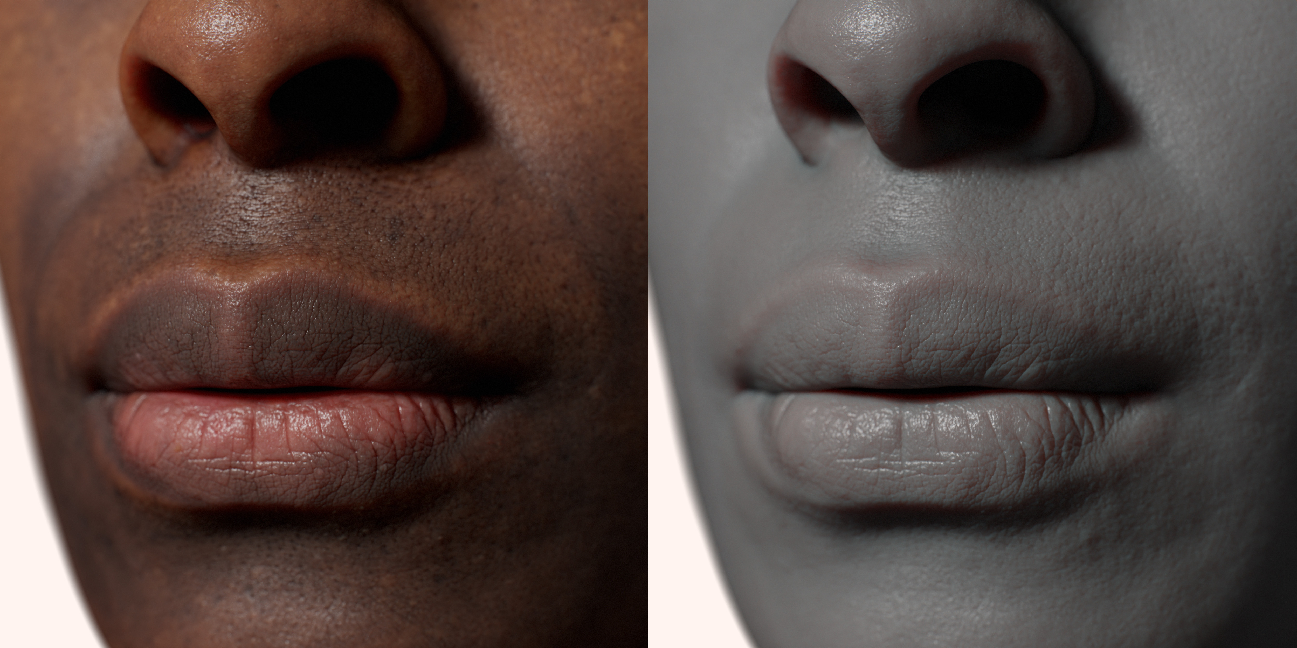 HD Female 3D Head Model 38