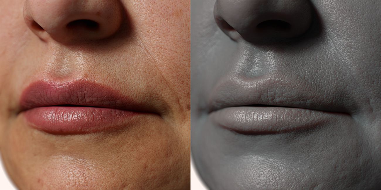 HD Female 3D Head Model 40