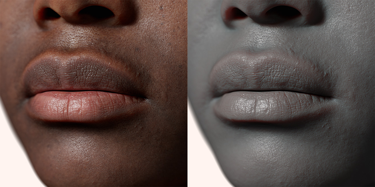 HD Female 3D Head Model 41