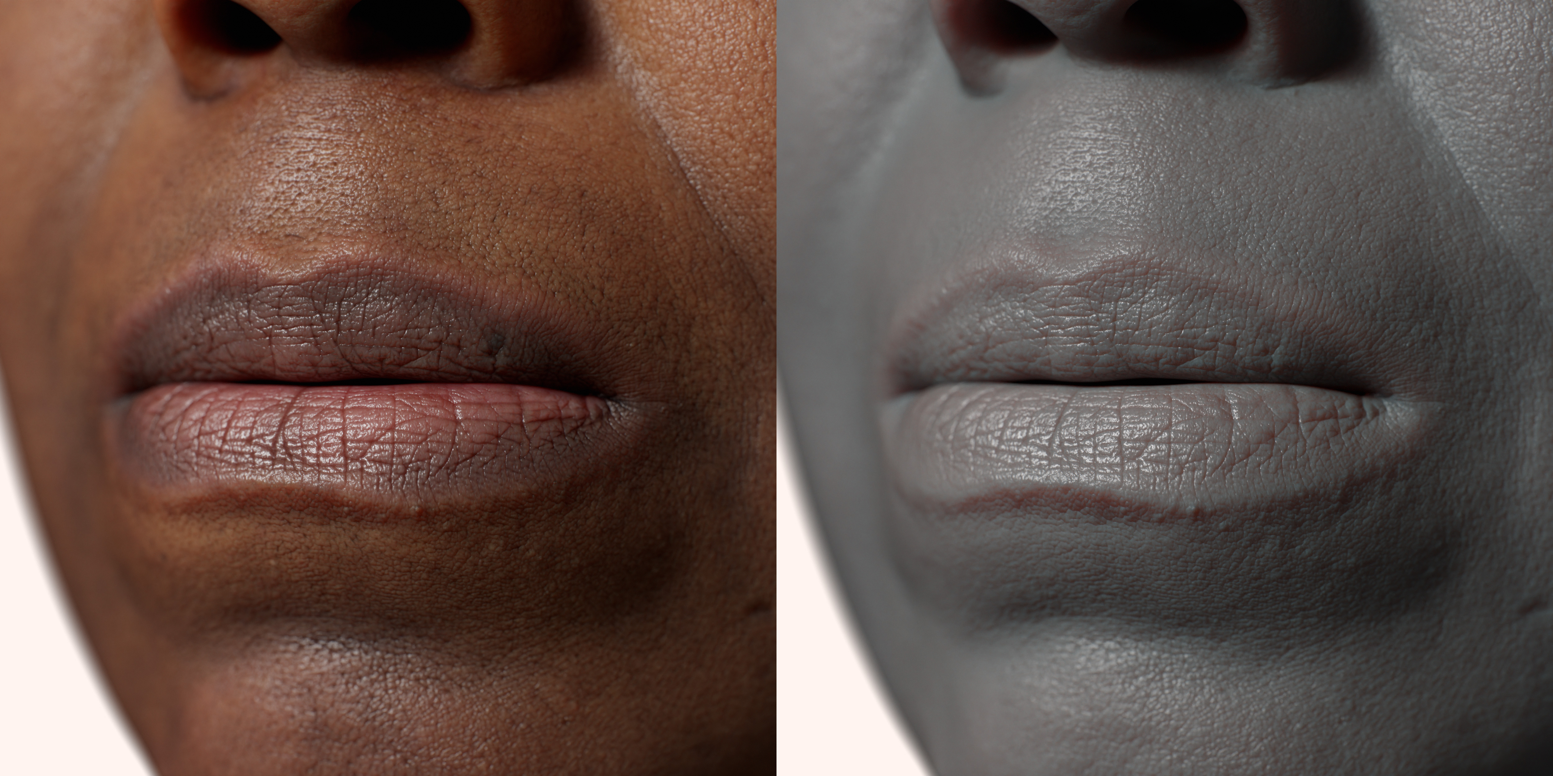 HD Female 3D Head Model 42