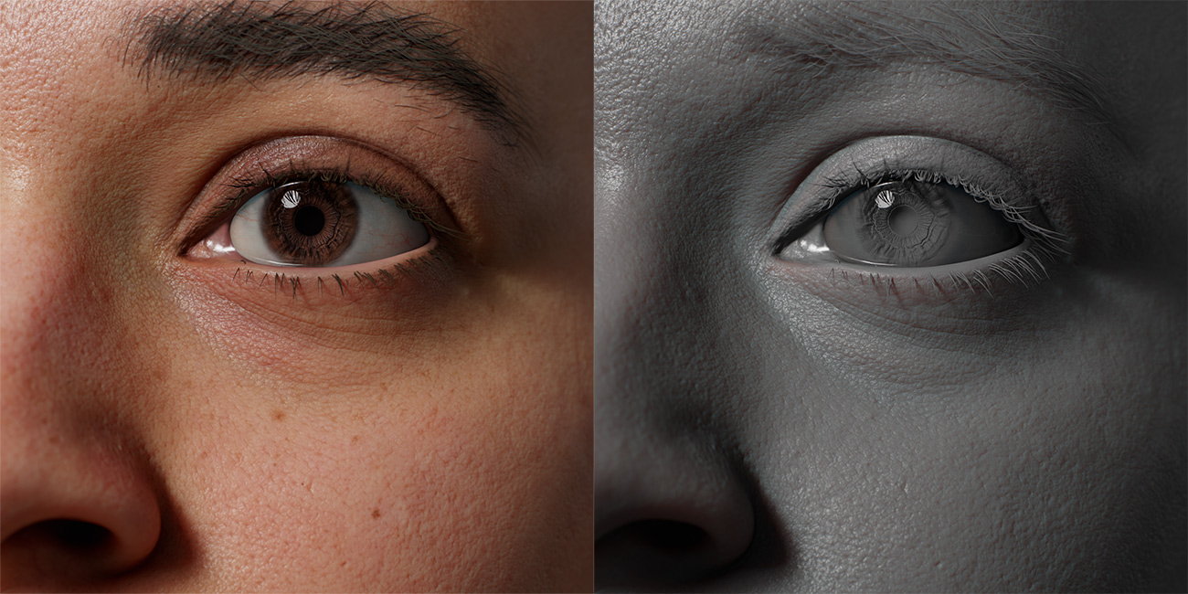 HD Female 3D Head Model 43